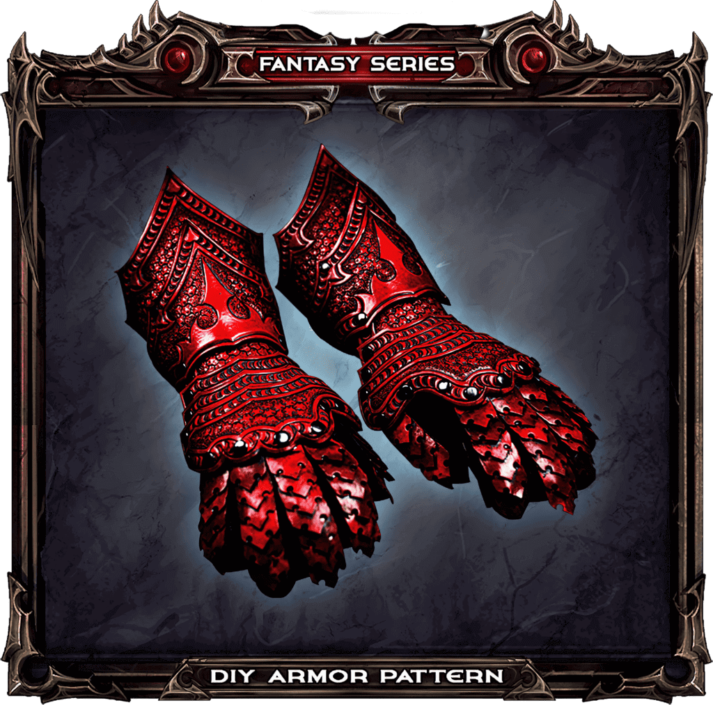 Fantasy Gauntlet Pattern | Prince Armory Academy