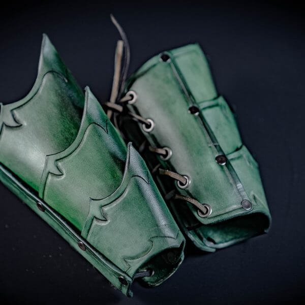 Fantasy Bracers Pattern | Leather Bracer Template + Tutorial