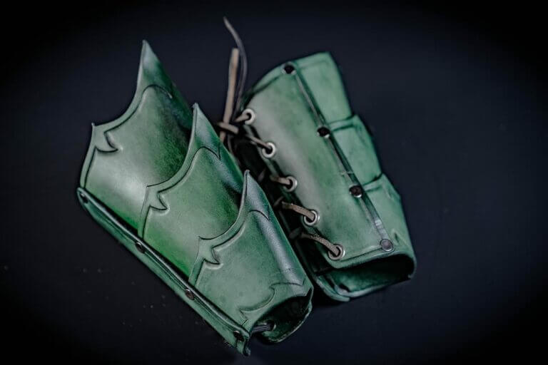 Fantasy Bracers Pattern | Leather Bracer Template + Tutorial
