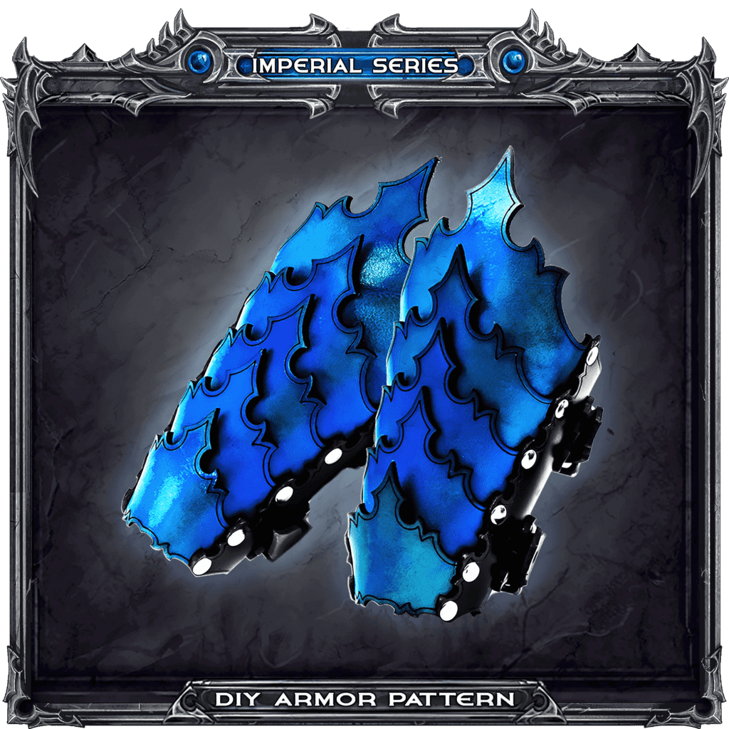 Imperial Knight Bracers & Cuffs Pattern | Prince Armory Academy