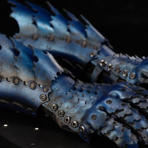 Imperial Knight Gauntlets | Leather Gauntlet Template