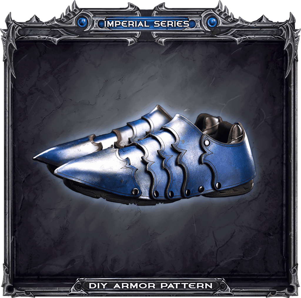 Imperial Knight Sabatons Pattern | Prince Armory Academy