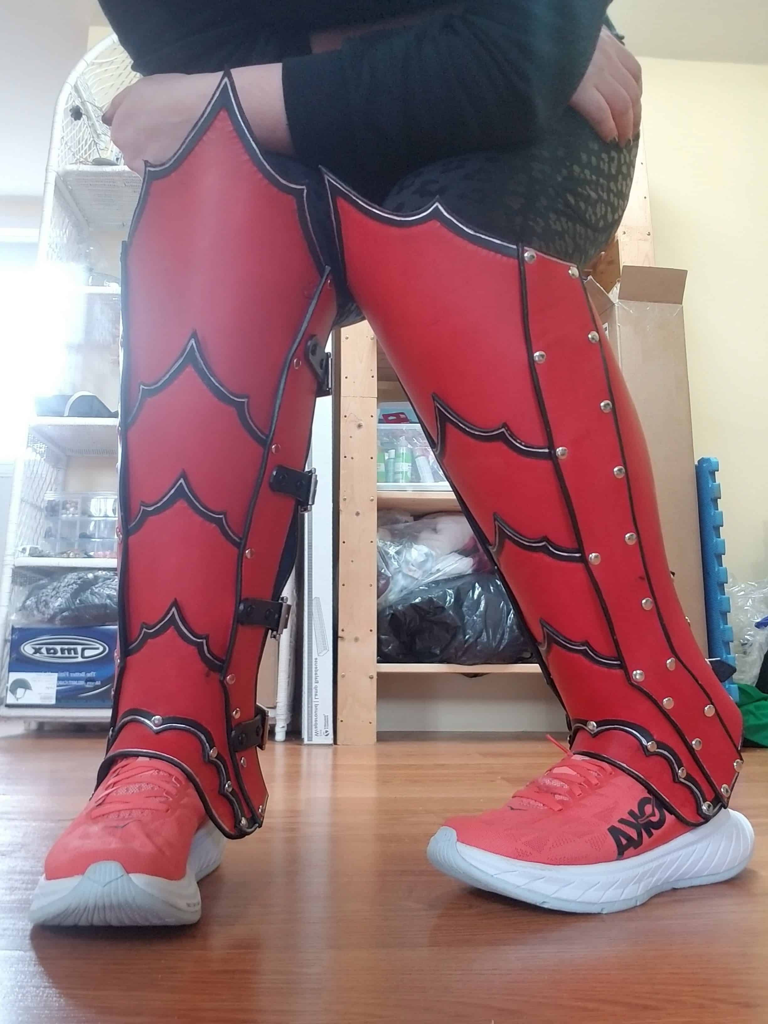 Fantasy Greaves Pattern | Prince Armory Academy